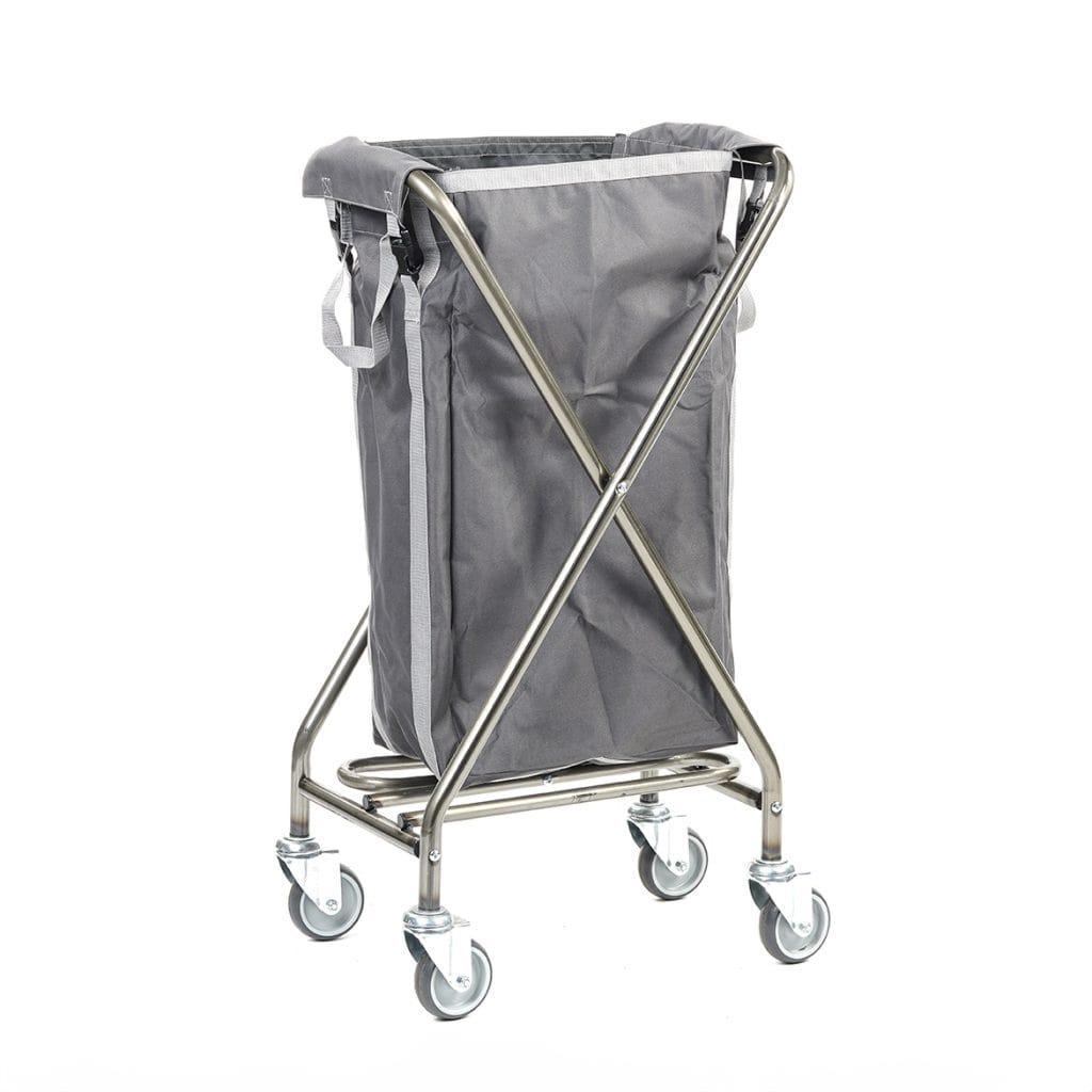 100L Folding Linen Trolley - Folding Laundry Trolley