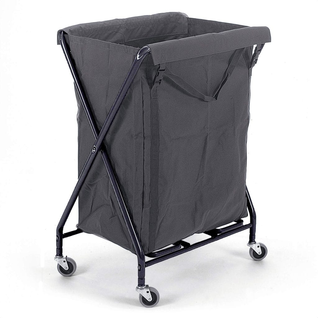 200L Folding Linen Bag Trolley - Clean Linen Laundry Trolley